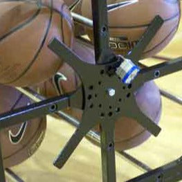 Lockable 16 Ball Cart - Basketball Products International