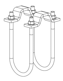 Saddle/Pipe Clamps (6) - Basketball Products International